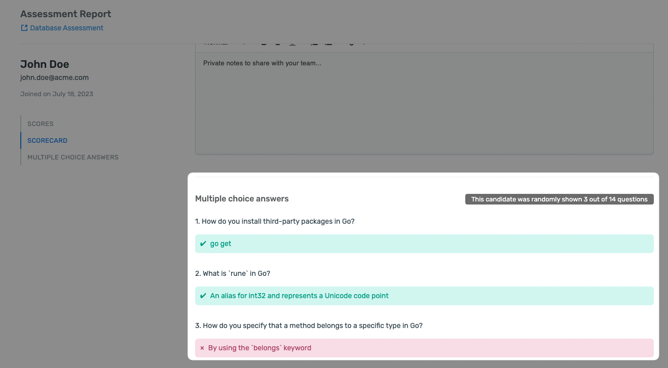 Randomize Which Questions Are Shown